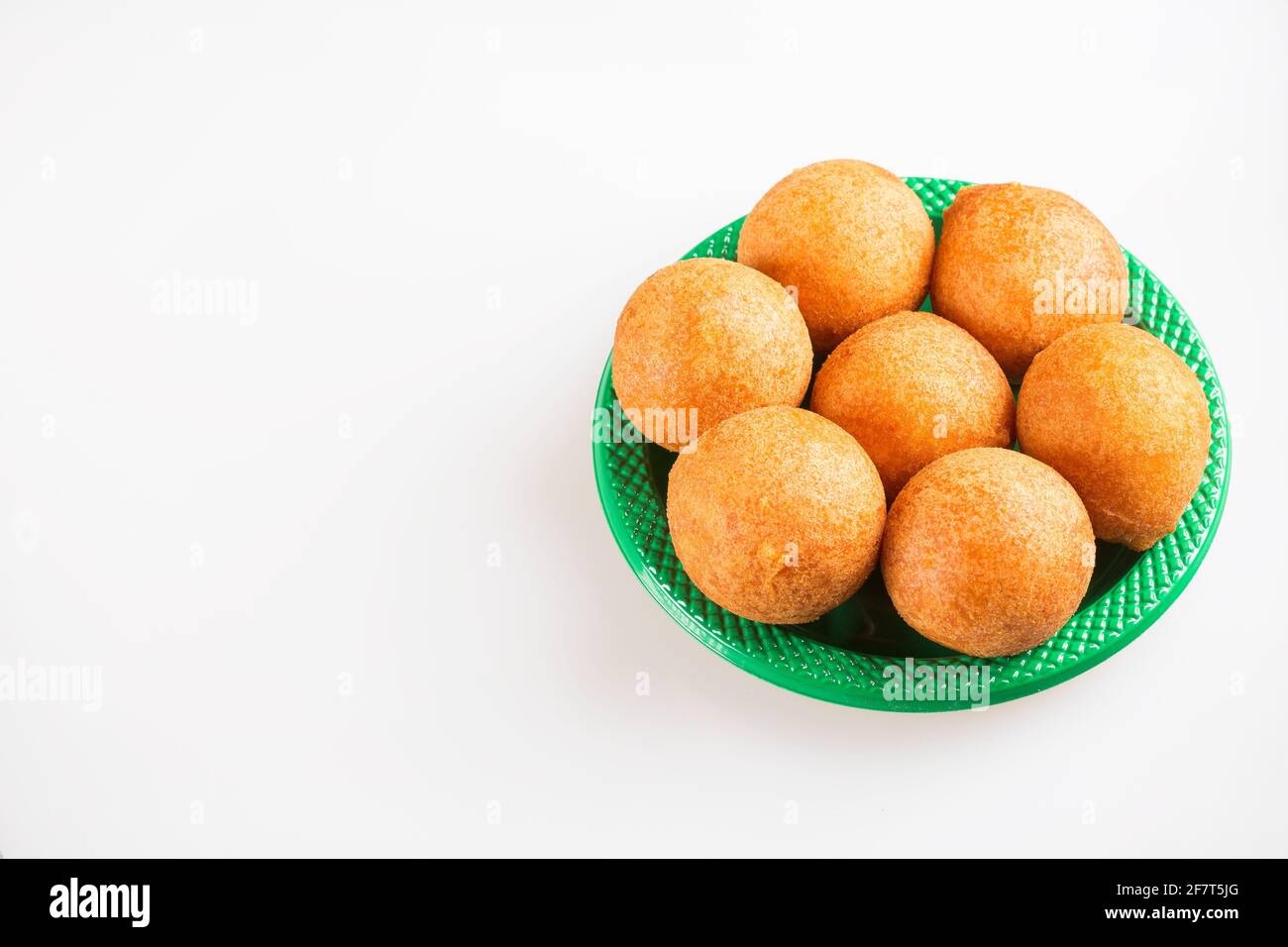 Traditional Colombian buñuelo - Deep Fried Cheese Bread Stock Photo - Alamy