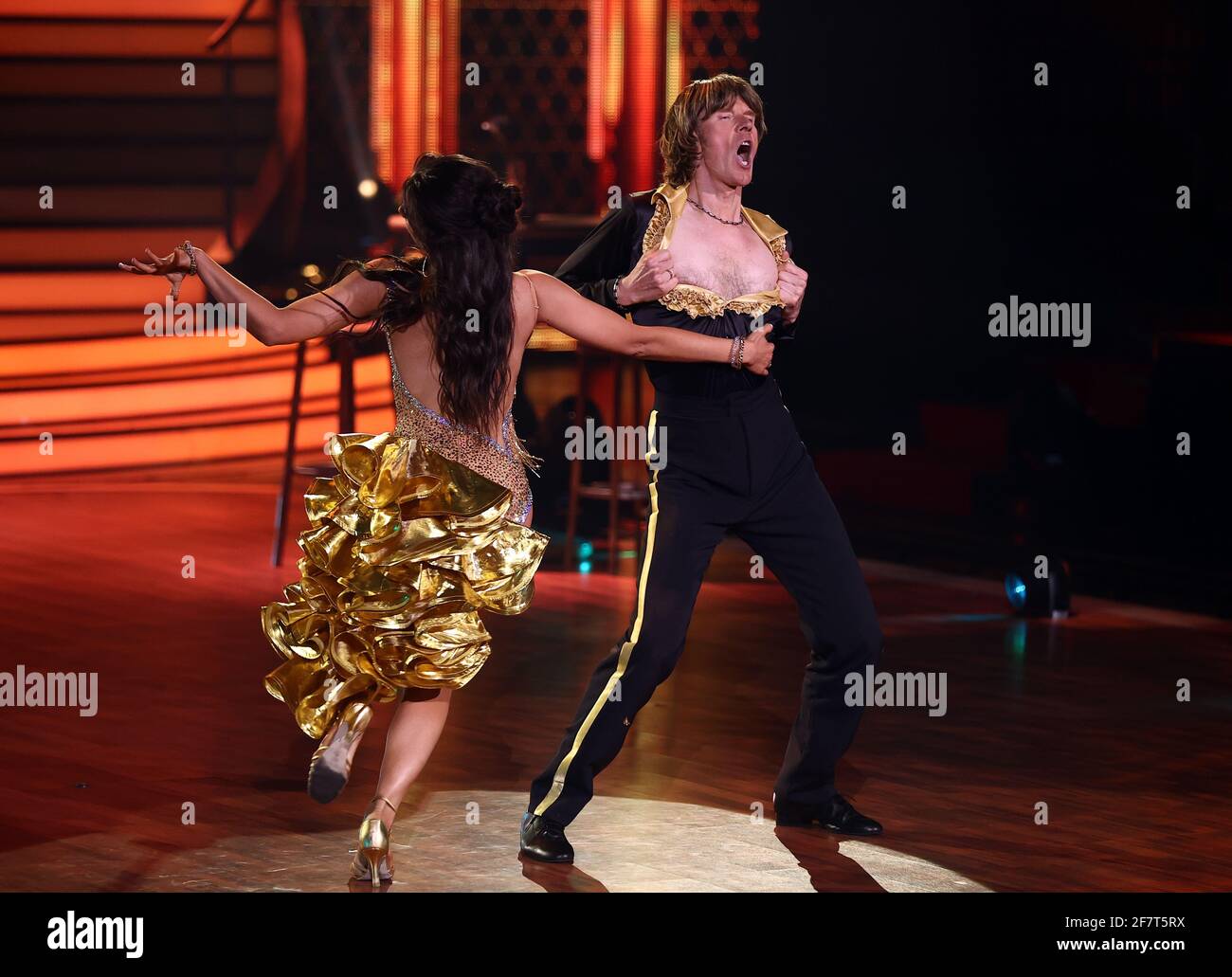 Cologne, Germany. 09th Apr, 2021. Mickie Krause, pop singer, and Malika ...