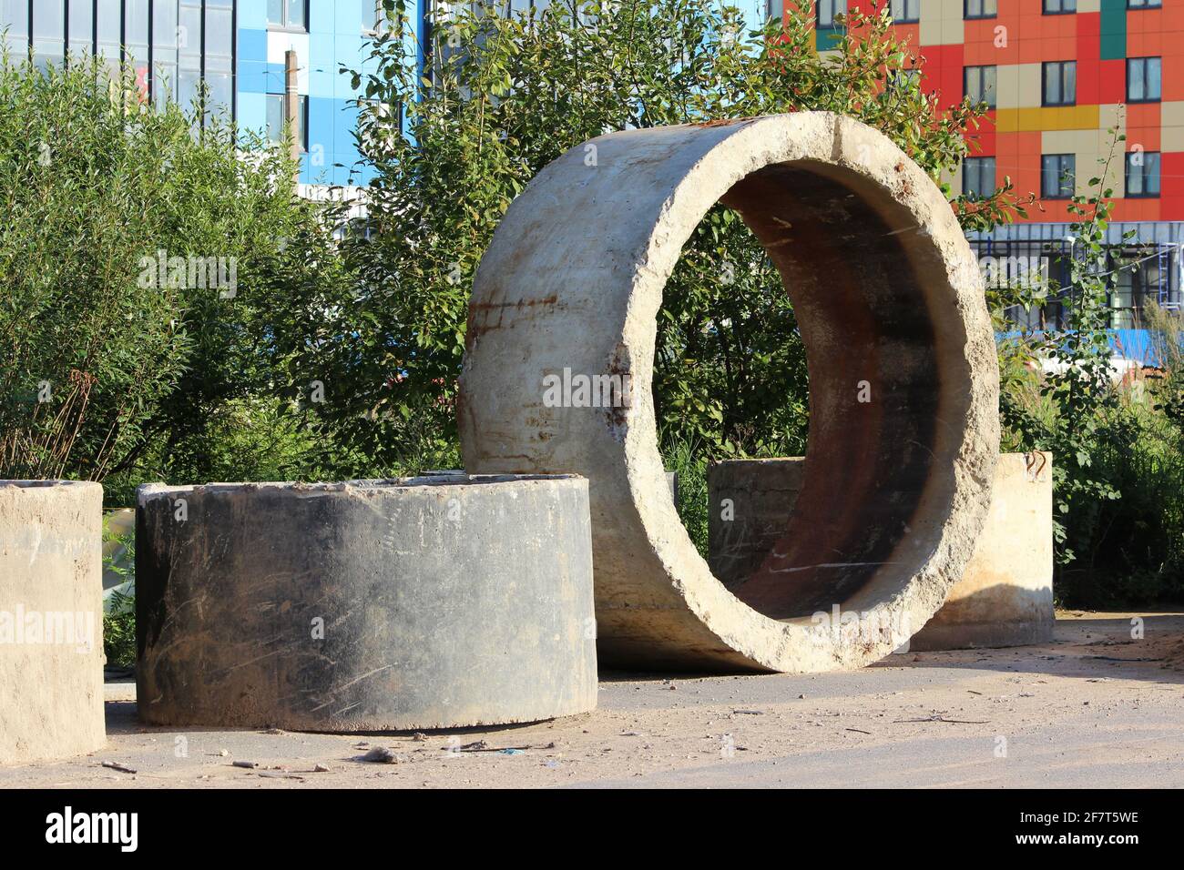 concrete rainwater rings. repair, construction and expansion of the ...
