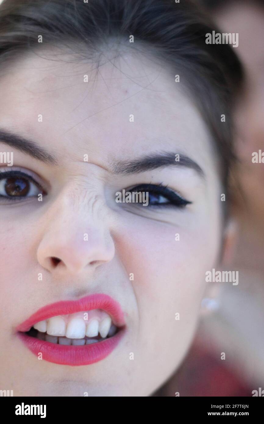 Scrunched Nose High Resolution Stock Photography and Images - Alamy