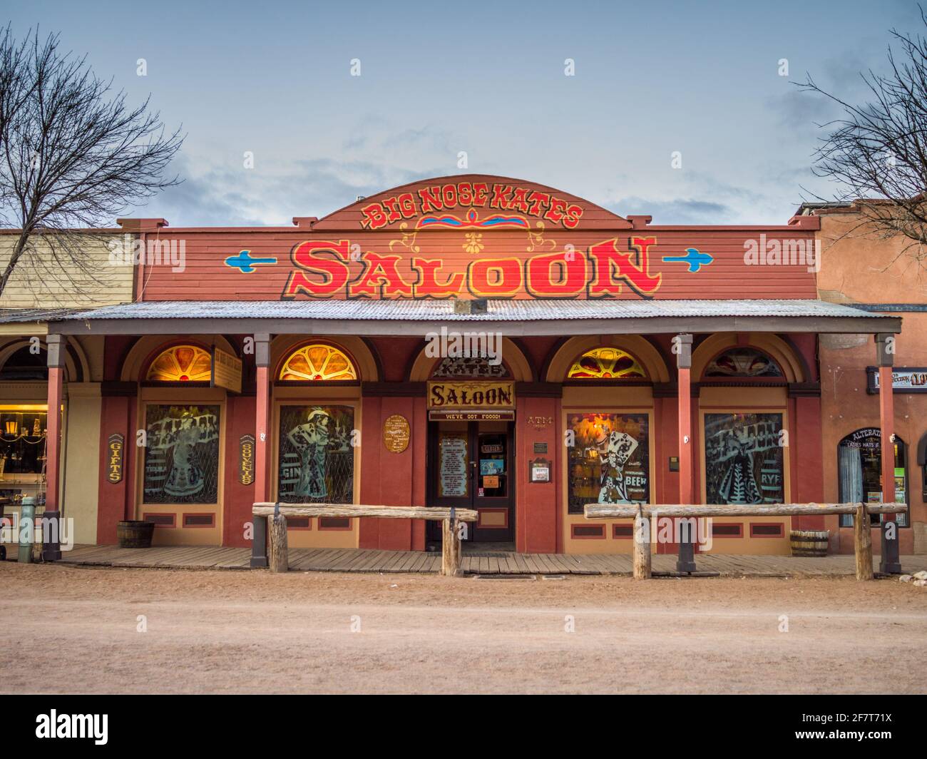 Exterior of saloon on Main Street in Tombstone, Arizona Stock Photo - Alamy