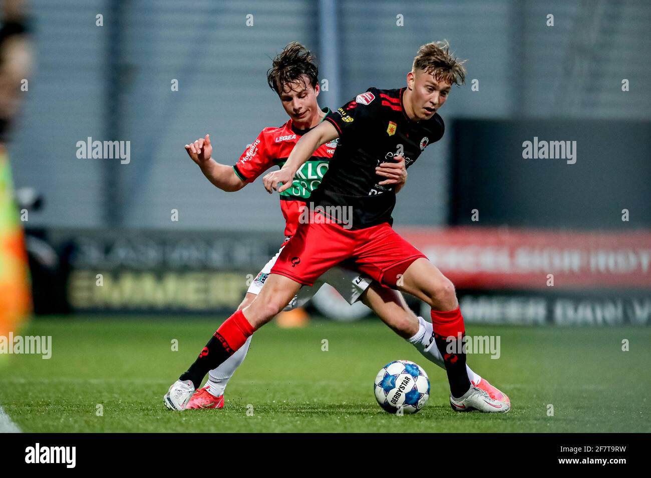 ROTTERDAM, NETHERLANDS - APRIL 9: Dirk Proper of NEC, Julian Baas of ...