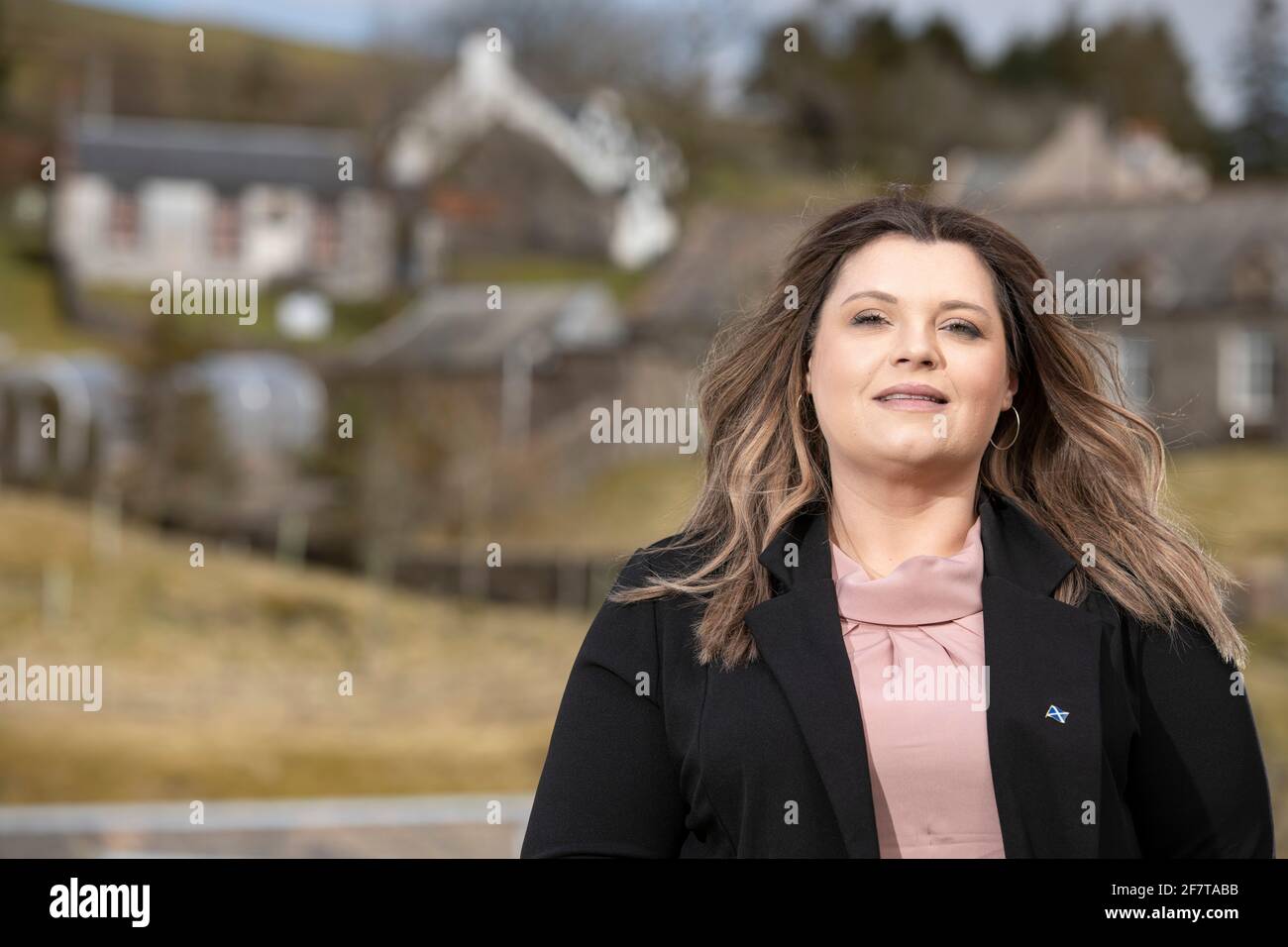 Wanlockhead, Scotland, UK. 9th Apr, 2021. PICTURED: Suzanne Blackley ...