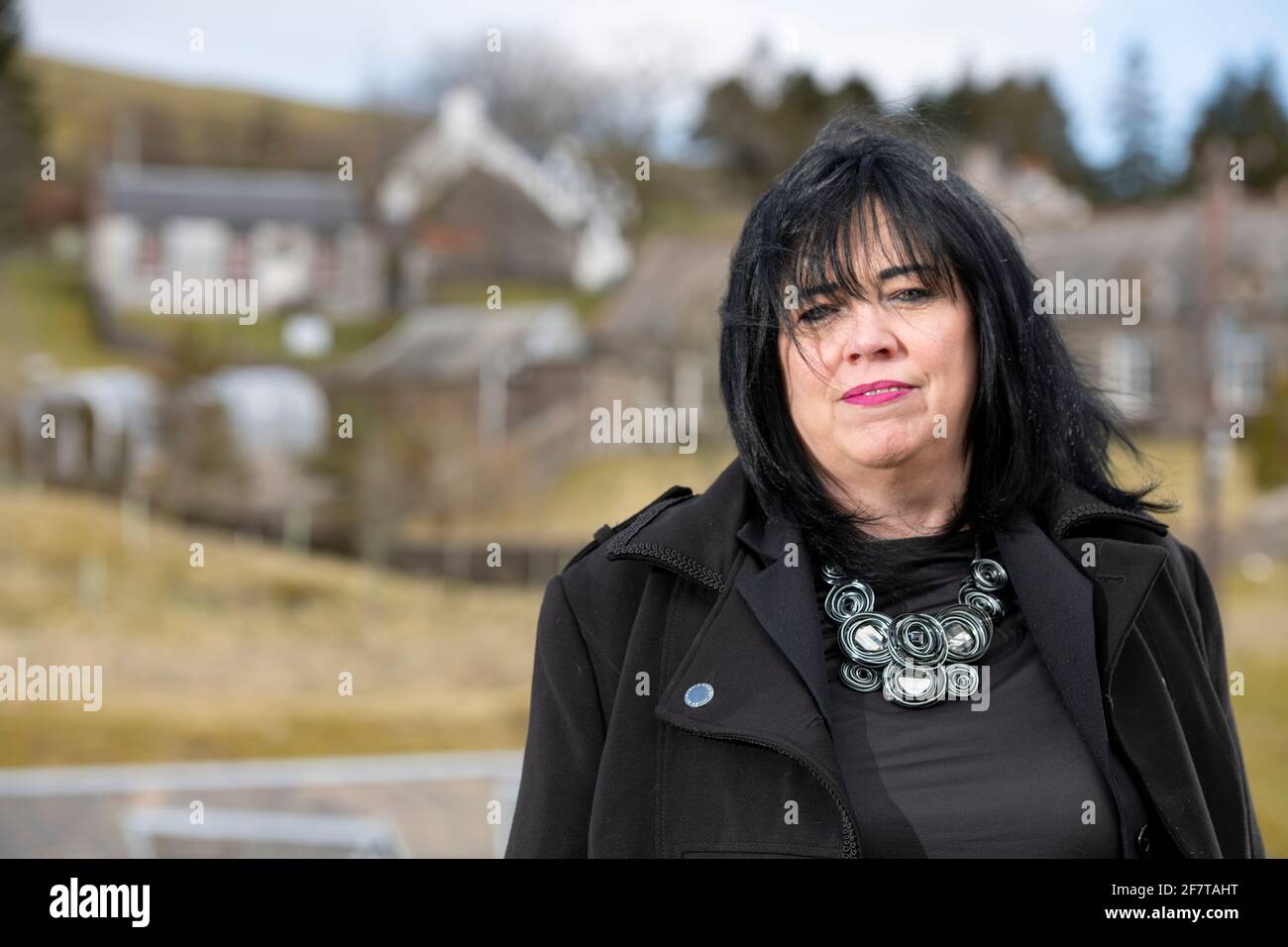 Wanlockhead, Scotland, UK. 9th Apr, 2021. PICTURED: Corri Wilson, Alba ...