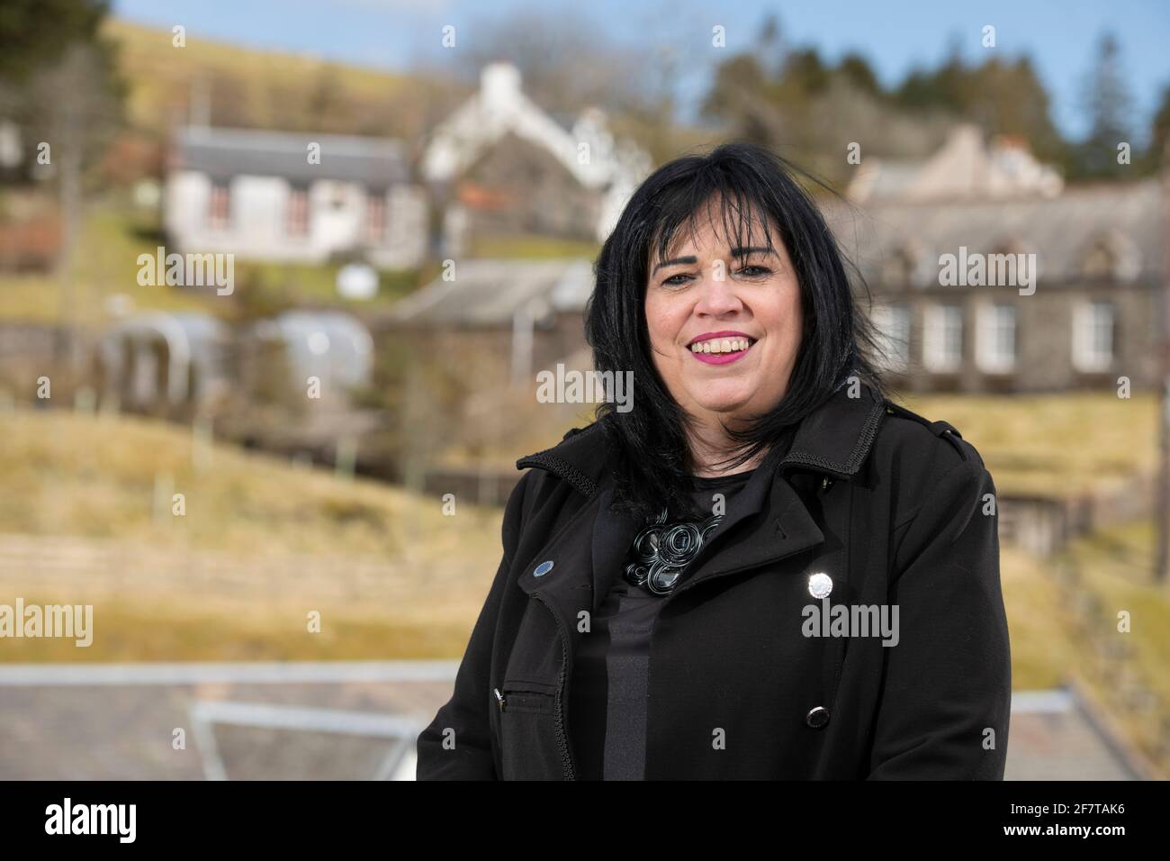 Wanlockhead, Scotland, UK. 9th Apr, 2021. PICTURED: Corri Wilson, Alba ...