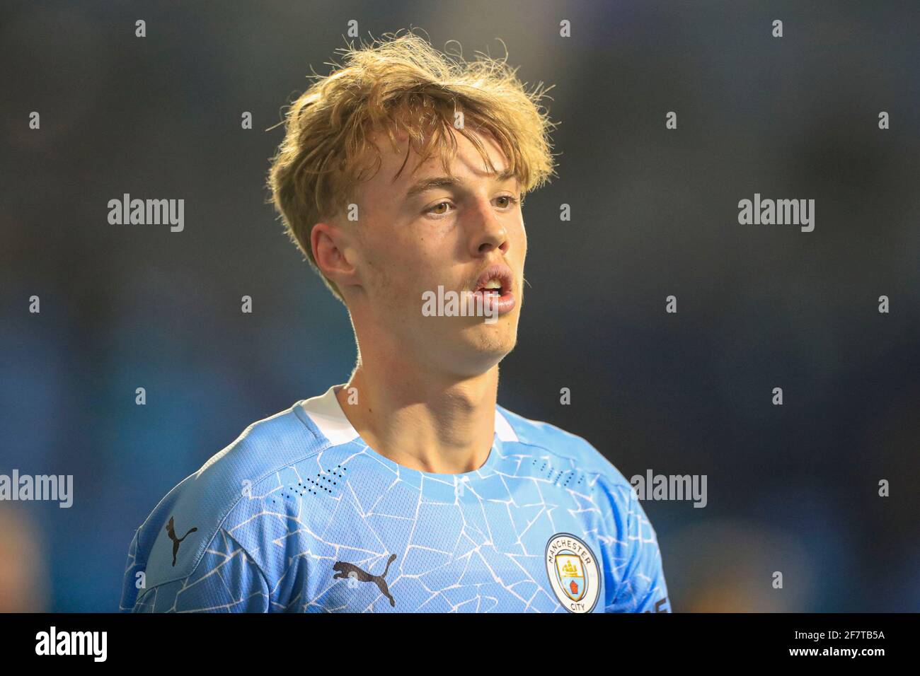 Manchester, UK. 09th Apr, 2021. Cole Palmer of Manchester City in ...
