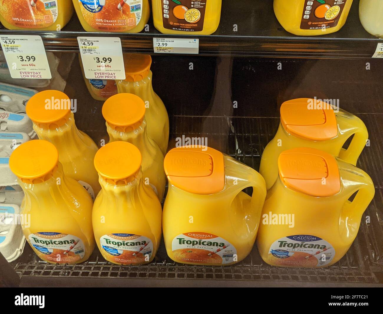 Various Juice Drinks Available for Purchase Stock Photo - Alamy