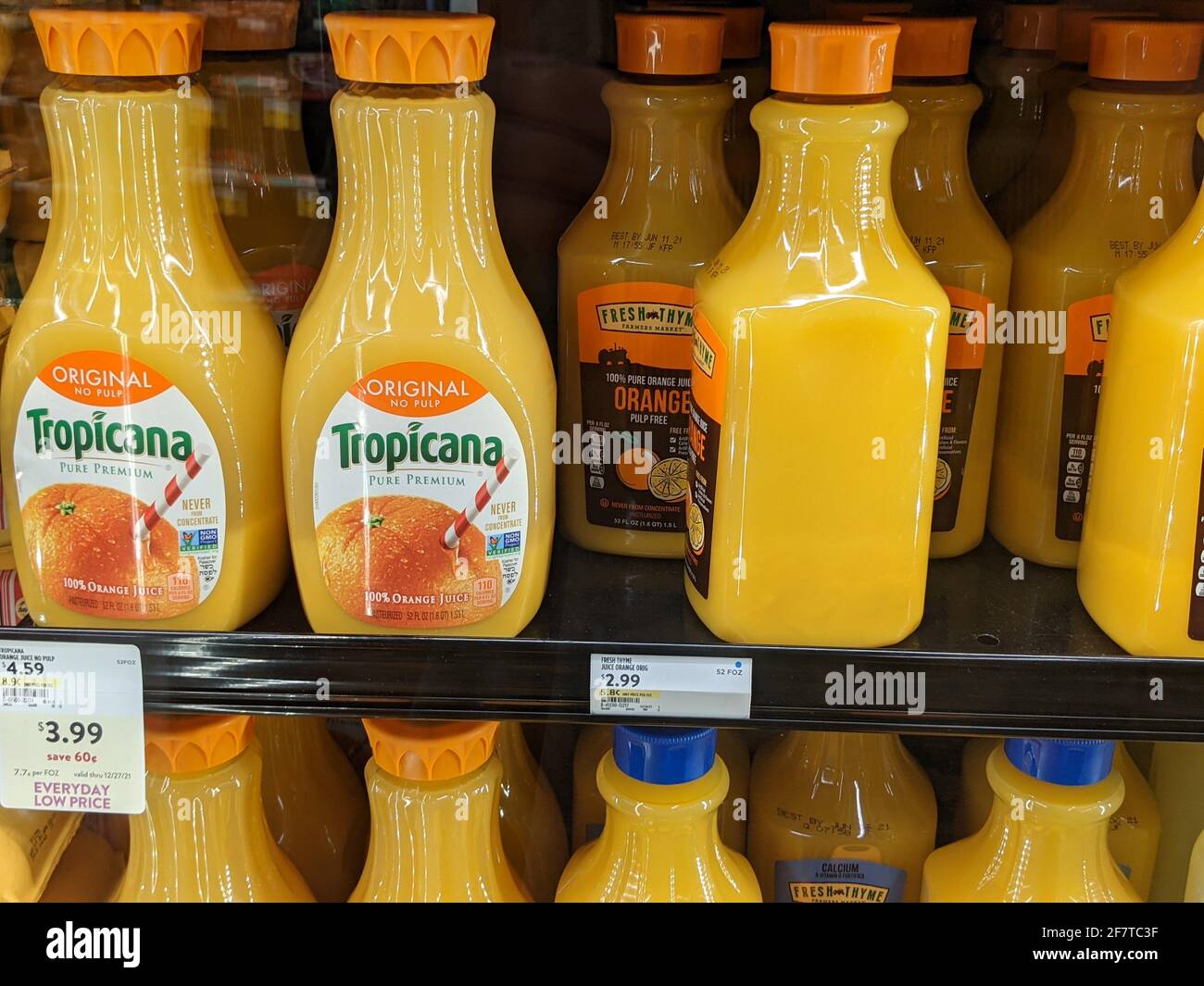 Various Juice Drinks Available for Purchase Stock Photo - Alamy