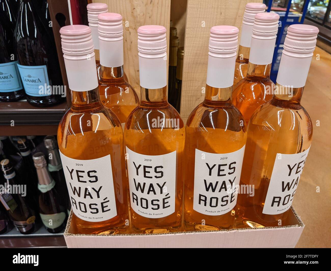 Various Wine Available for Purchase Stock Photo - Alamy