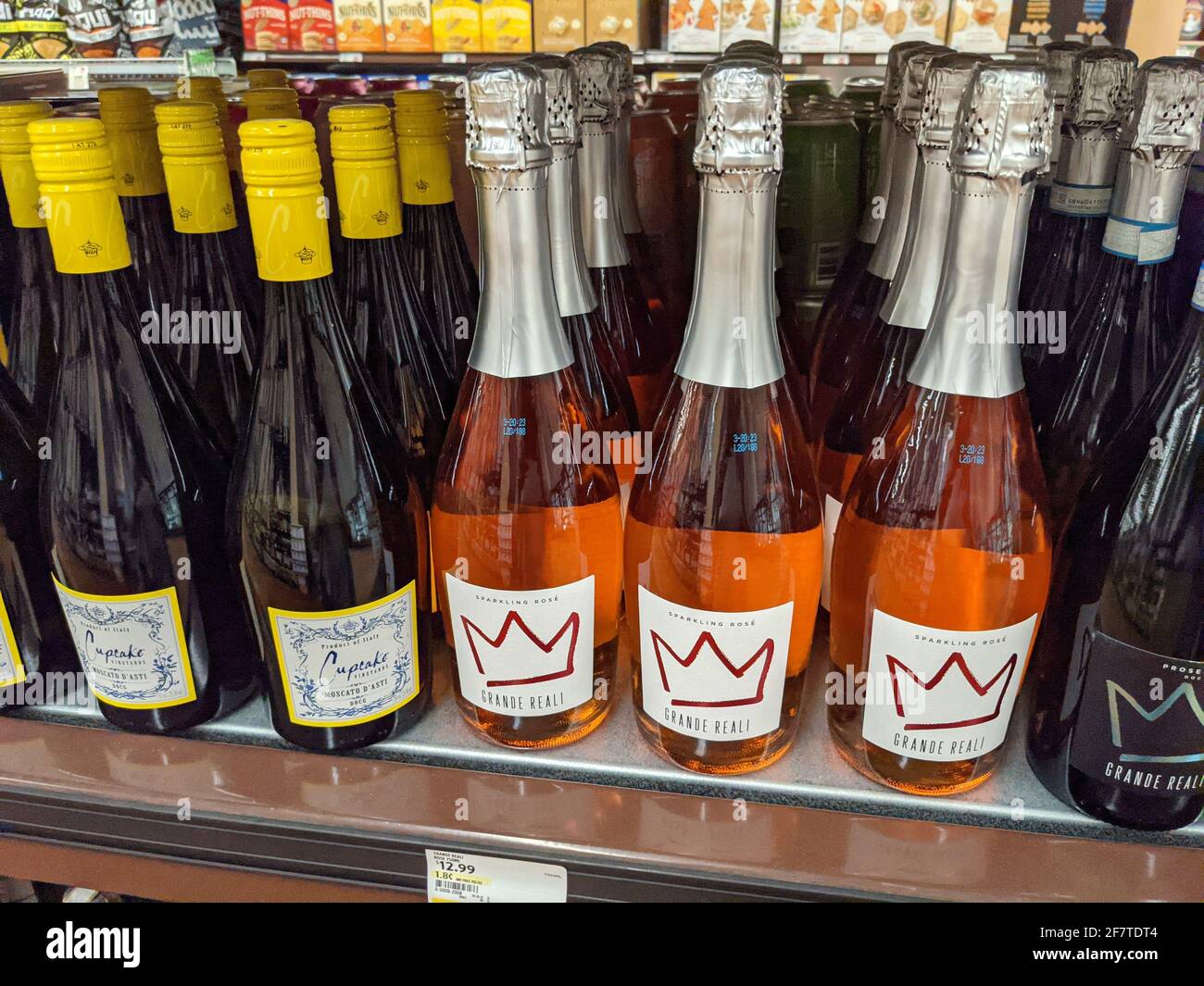 Various Wine Available for Purchase Stock Photo - Alamy