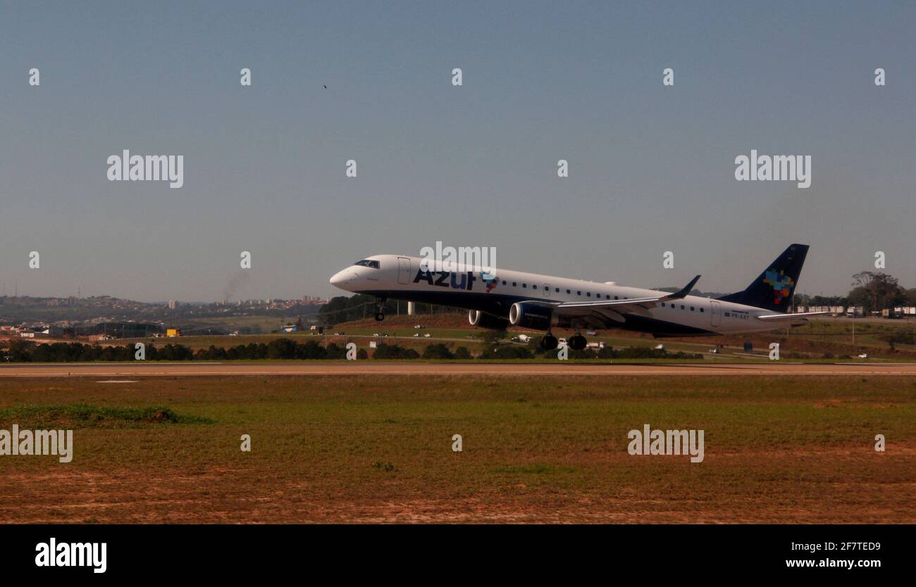 campinas, sao paulo / brazil - july 30, 2013: Azul Linhas Aereas ...