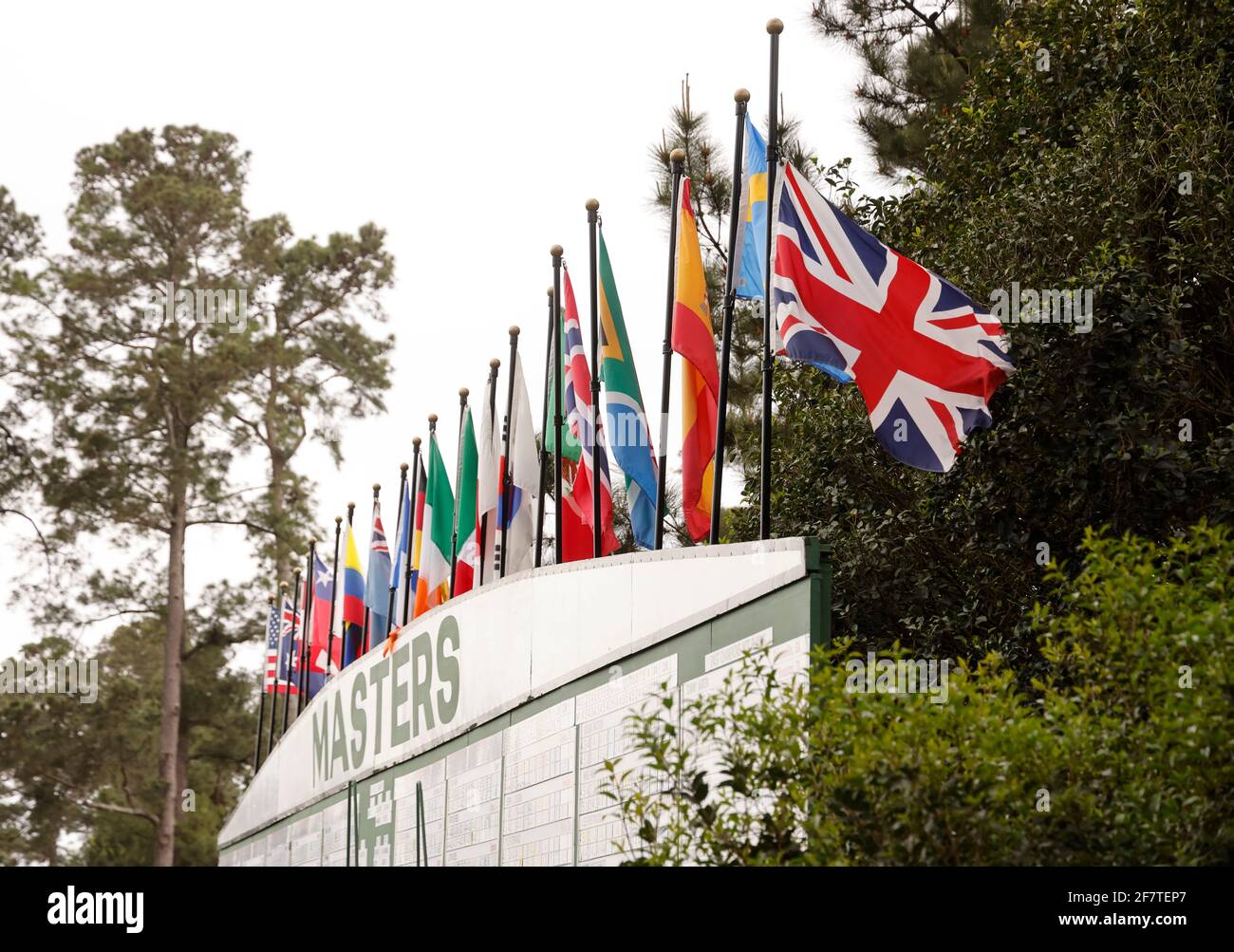 Augusta national masters flag hi-res stock photography and images - Alamy