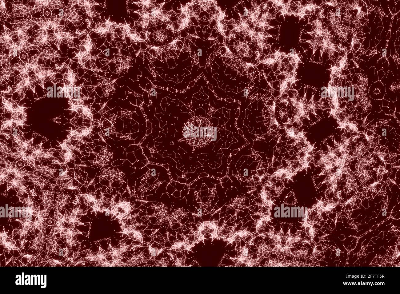 Illustration of abstract shining figures on a red background Stock ...