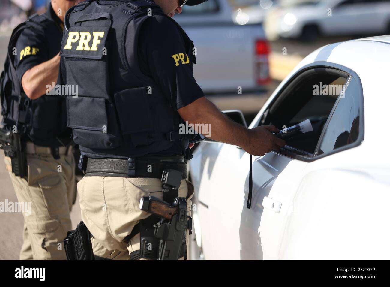 salvador, bahia / brazil - october 11, 2018: Federal Highway Police ...