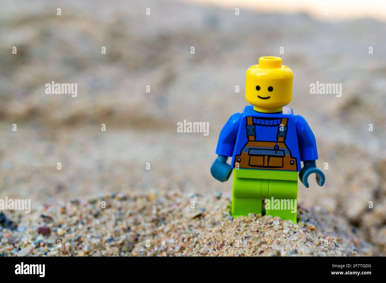 Lego man beach hi-res stock photography and images - Alamy