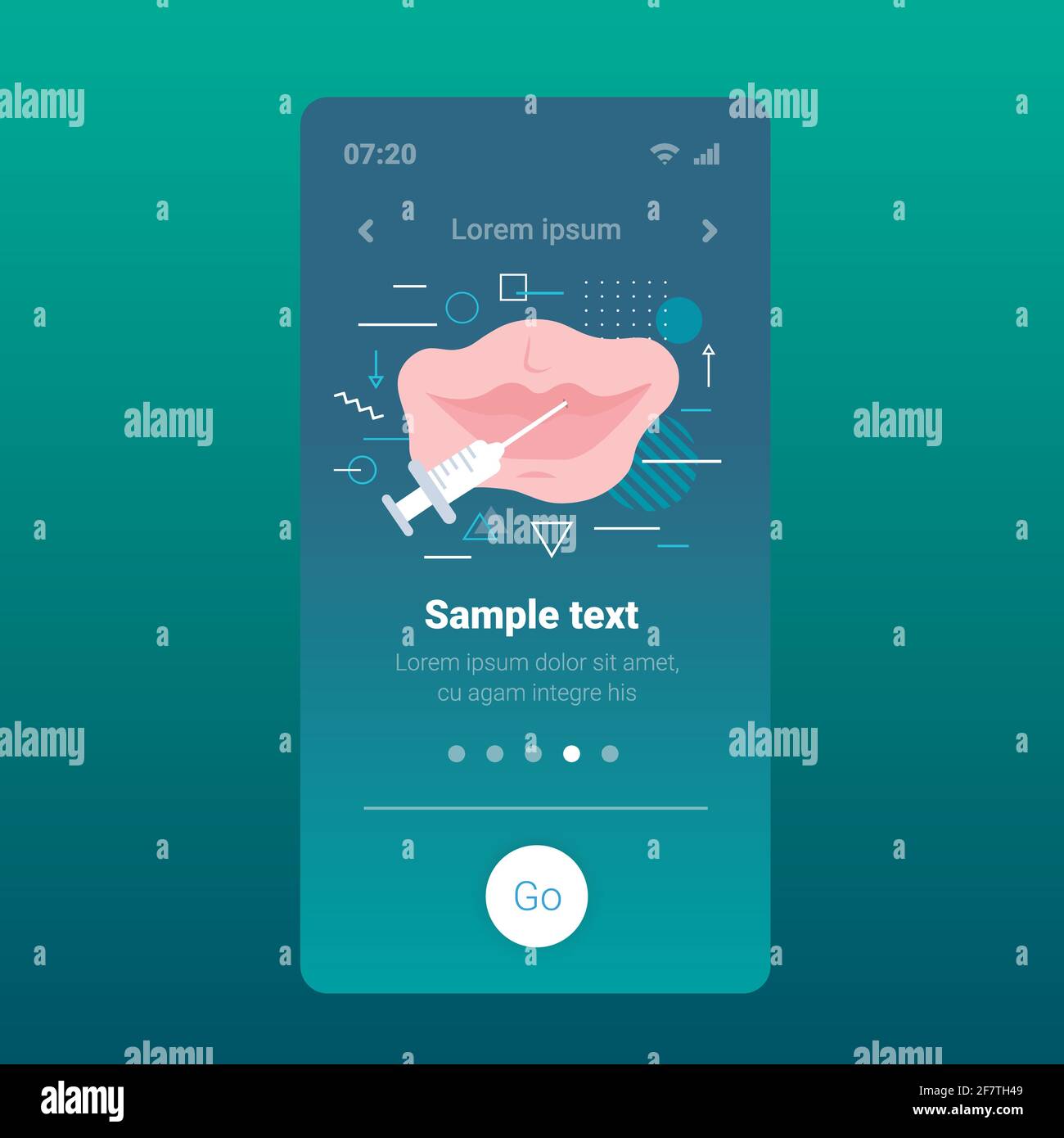 Lip screen Stock Vector Images - Alamy