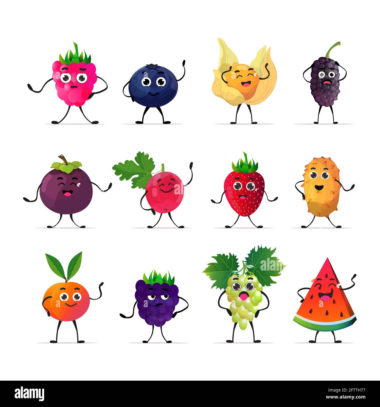 Berry fruits Stock Vector Images - Alamy