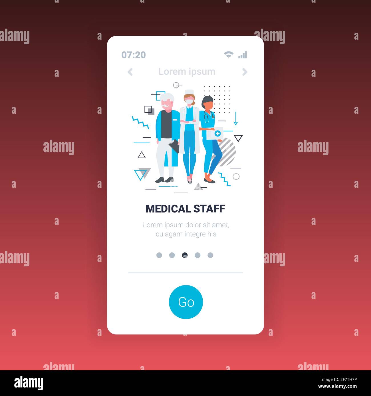 hospital medical staff team doctors nurses surgeons in uniform medicine ...