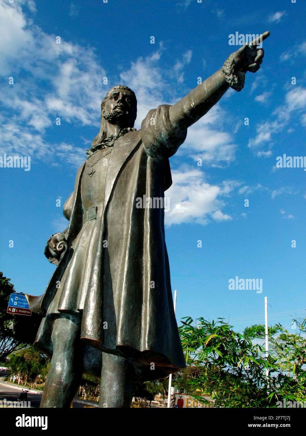 porto Seguro, bahia / brazil - december 27, 2009: statue of Pedro ...