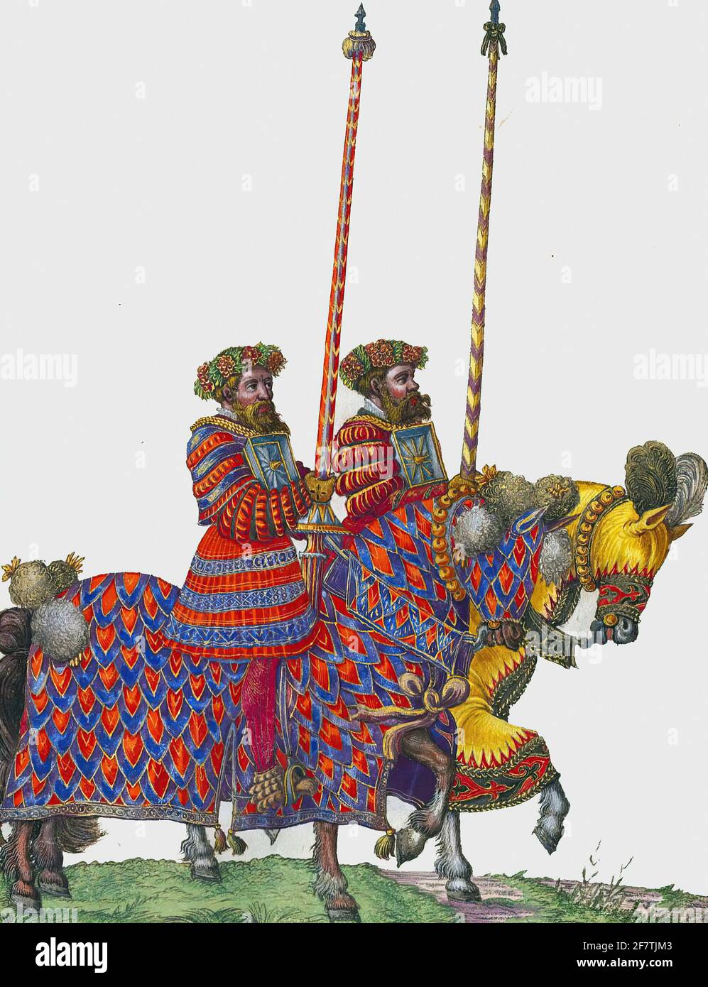 Illustration of two soldiers getting ready for a fight Stock Photo - Alamy