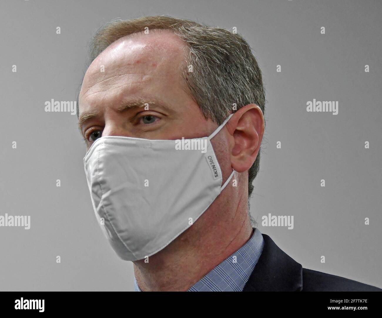 Emporia, Kansas, USA, April 9,2021 Congressman Tracy Mann (R-KS) with ...