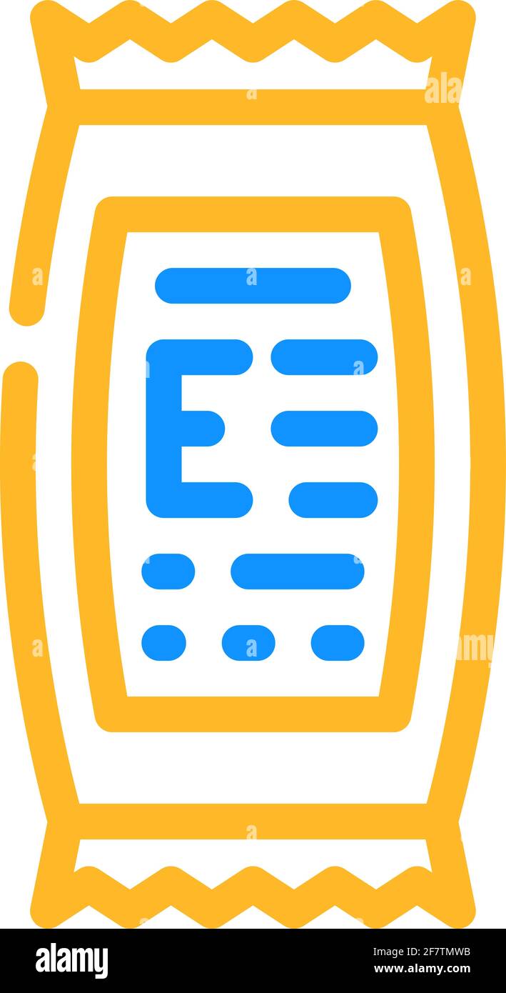 description of food additives color icon vector illustration Stock ...