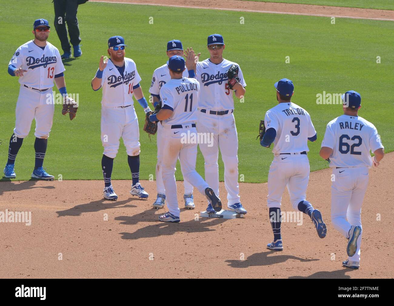 Los Angeles, United States. 09th Apr, 2021. Los Angeles Dodgers ...