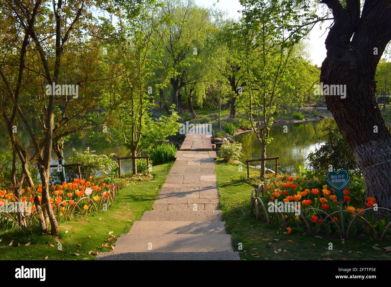 Path in chinese garden hi-res stock photography and images - Alamy
