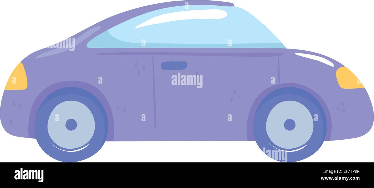 car transport vehicle cartoon isolated Stock Vector Image & Art - Alamy