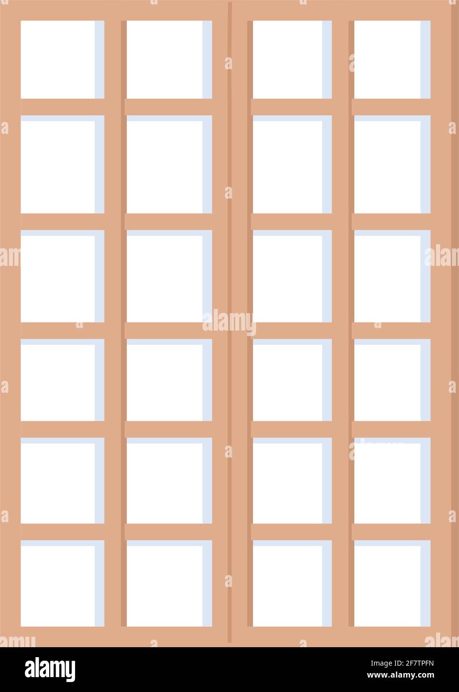 wood frame window isolated design Stock Vector Image & Art - Alamy