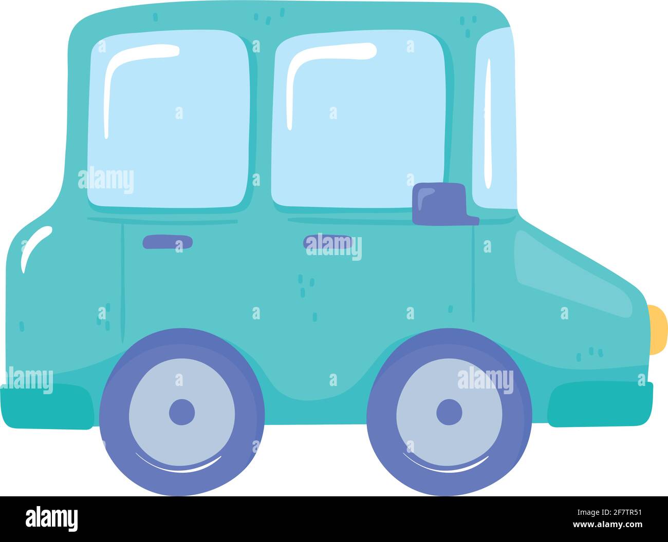 van transport cartoon icon isolated Stock Vector Image & Art - Alamy