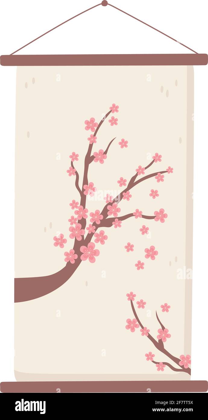 Scenery sakura Cut Out Stock Images & Pictures - Alamy