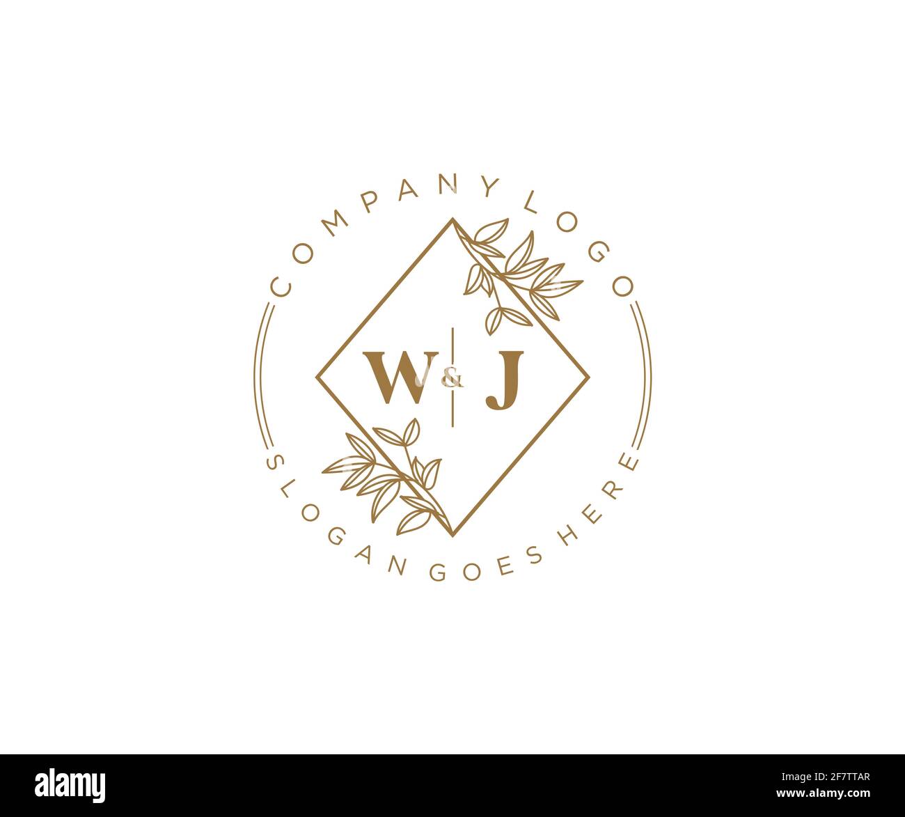 Wj logo vector vectors hi-res stock photography and images - Alamy