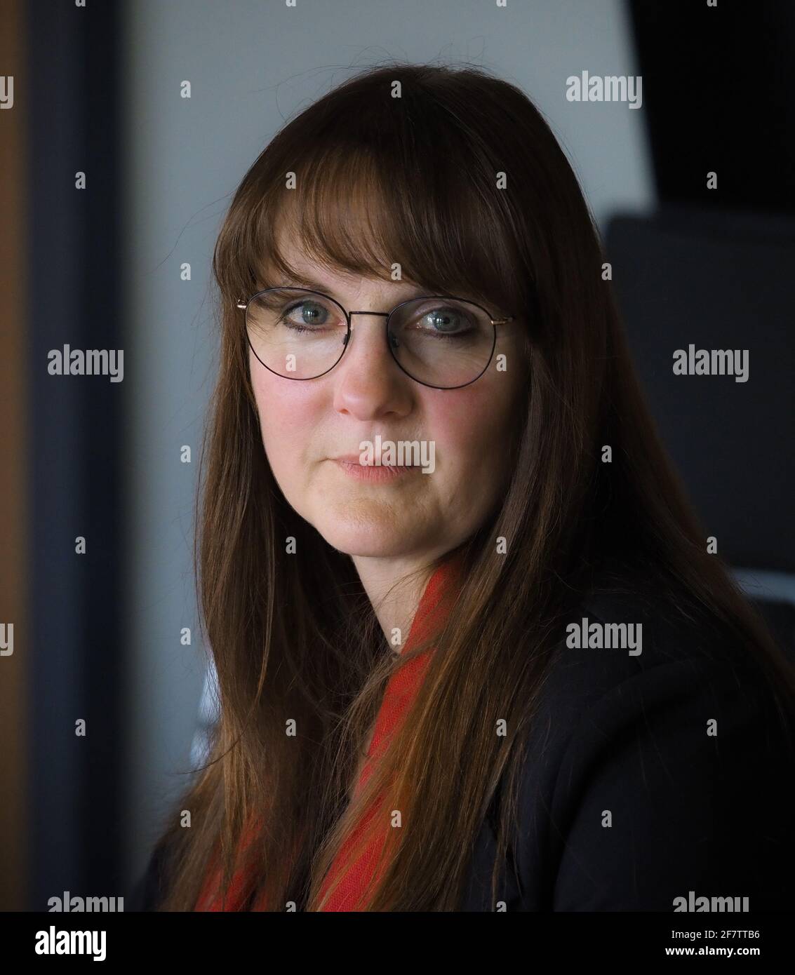 Potsdam, Germany. 09th Apr, 2021. Katrin Lange (SPD), Brandenburg's ...