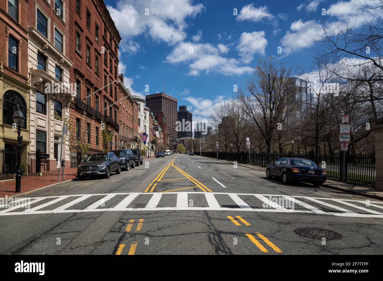 Places of Boston in Spring Stock Photo - Alamy