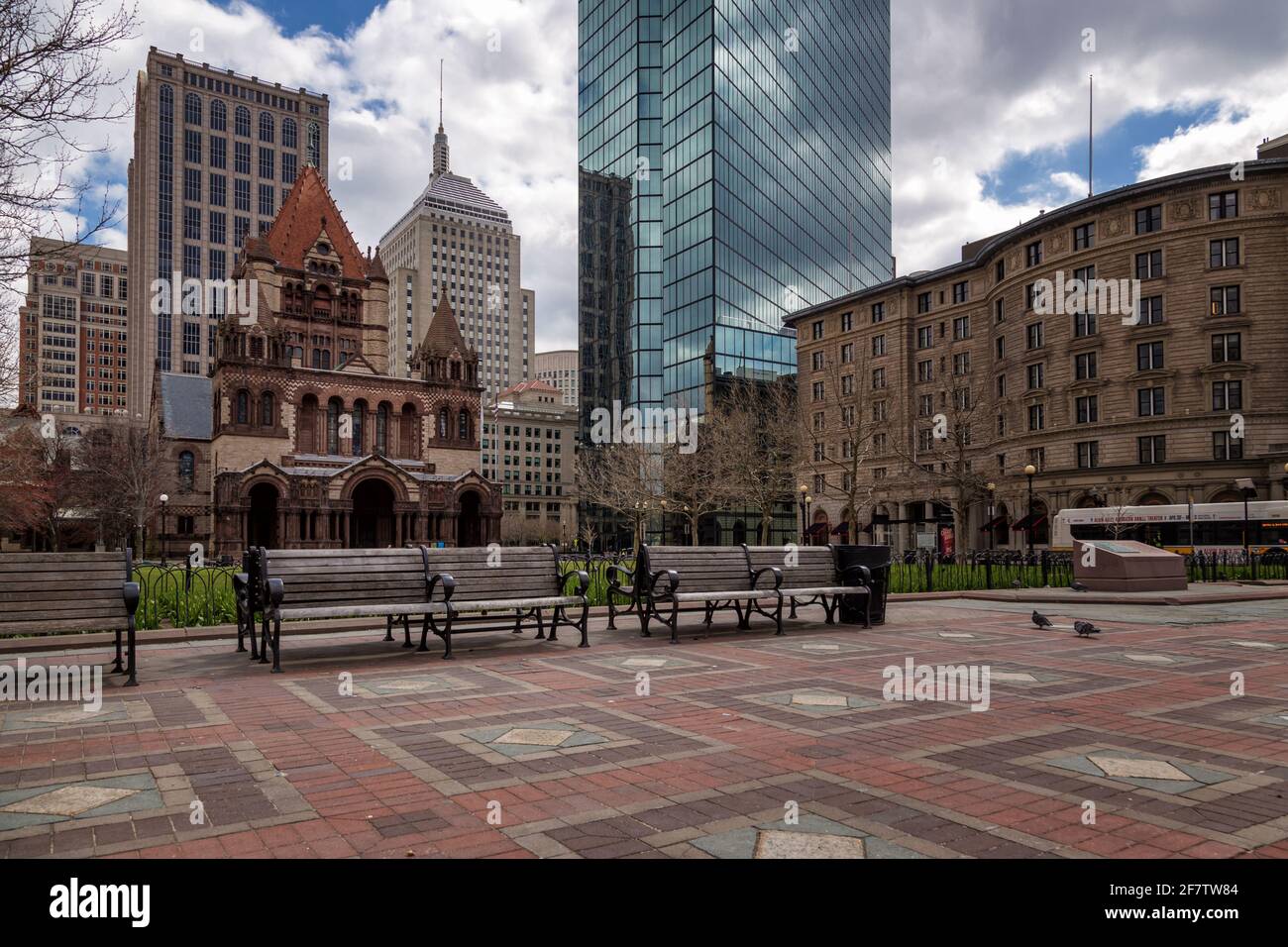 Copley Square in Boston Massachusetts Stock Photo - Alamy