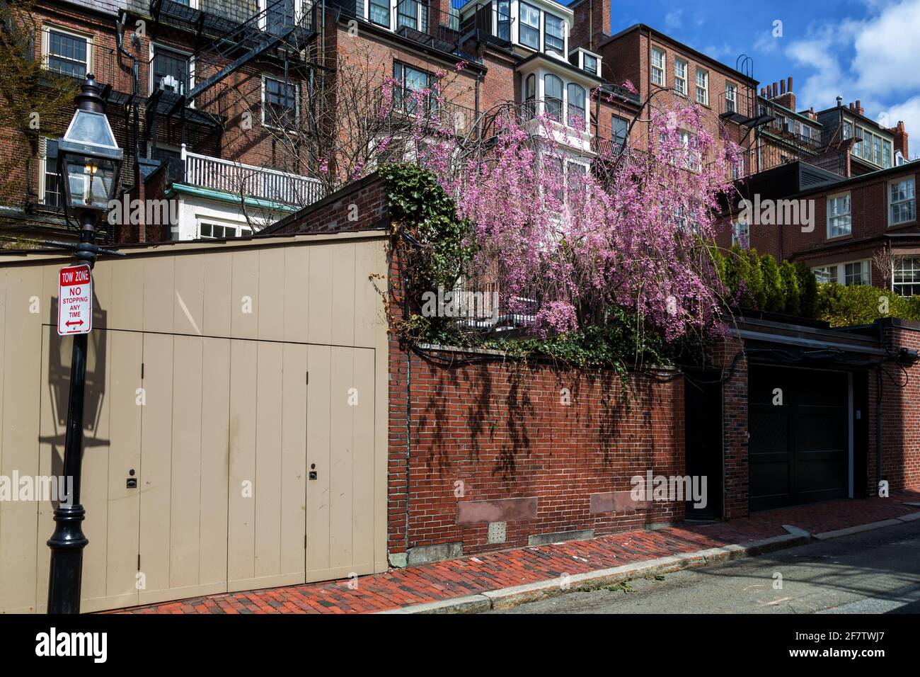 Places of Boston in Spring Stock Photo - Alamy