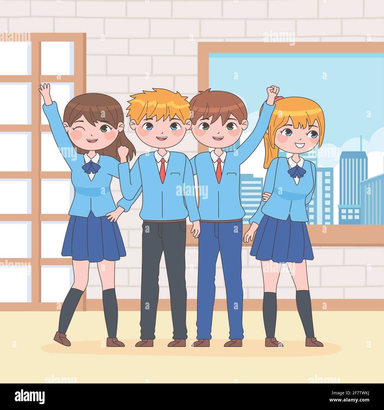 Schoolboy portrait uniform Stock Vector Images - Alamy