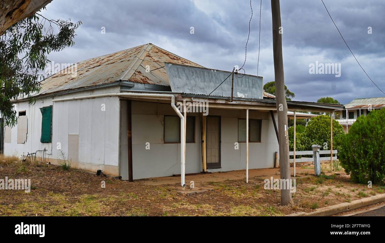 Old Abandoned Building in a Country Town Stock Photo - Alamy