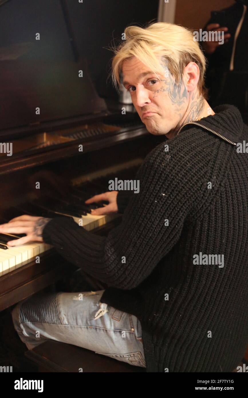 Atlantic City, NJ, USA. 9th Apr, 2021. Aaron Carter pictured on A Good ...