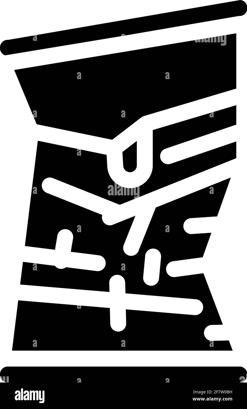 bad damaged canned food glyph icon vector illustration Stock Vector ...