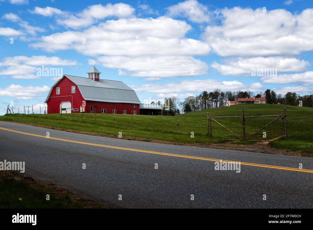 The Red Barn Stock Photo - Alamy