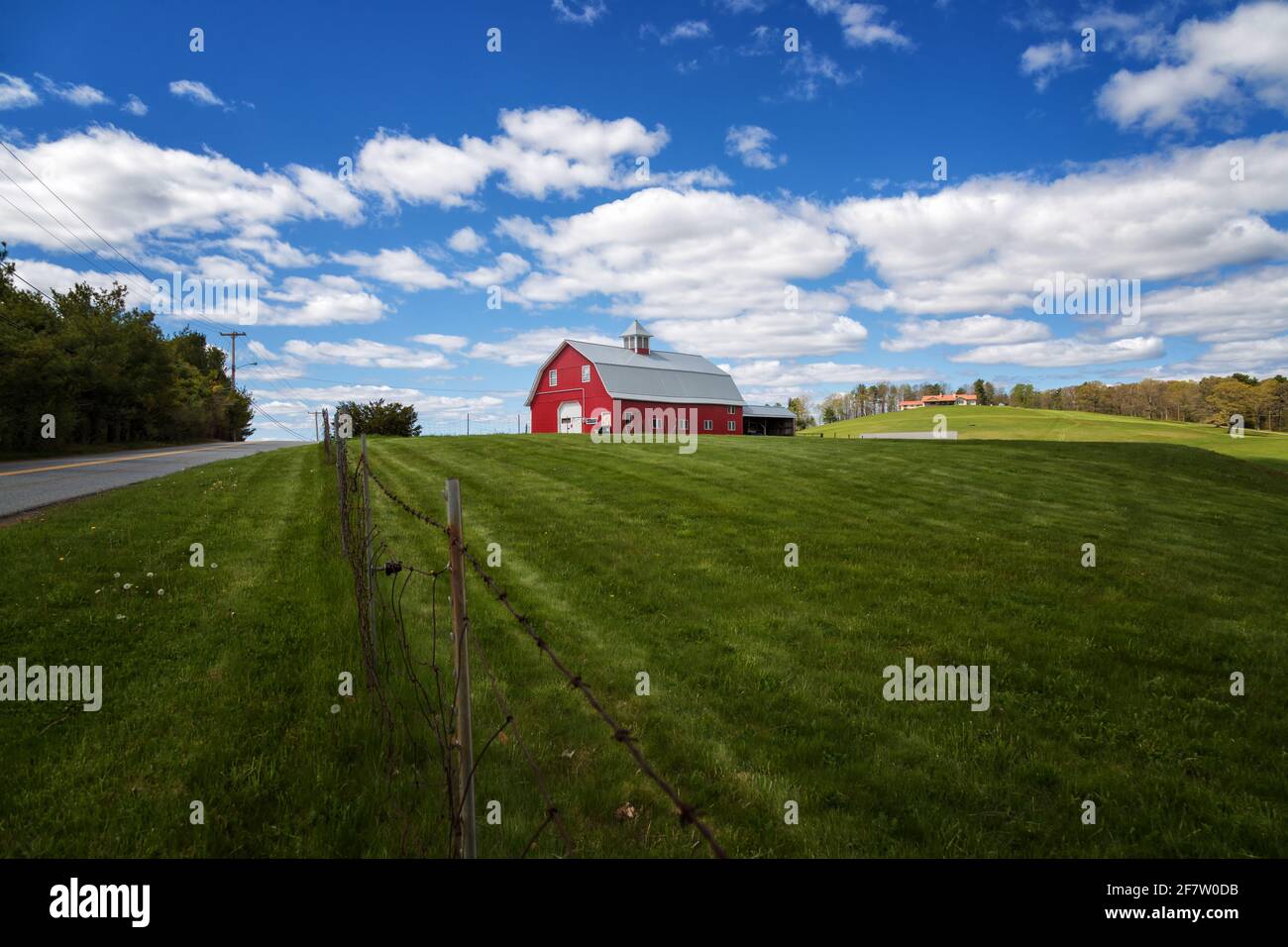 The Red Barn Stock Photo - Alamy