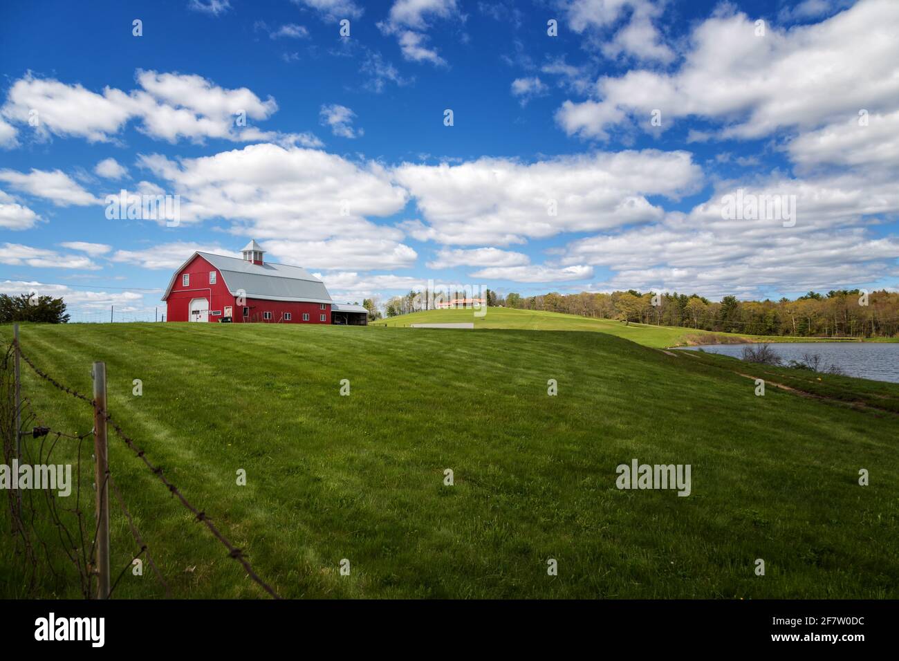 The Red Barn Stock Photo - Alamy