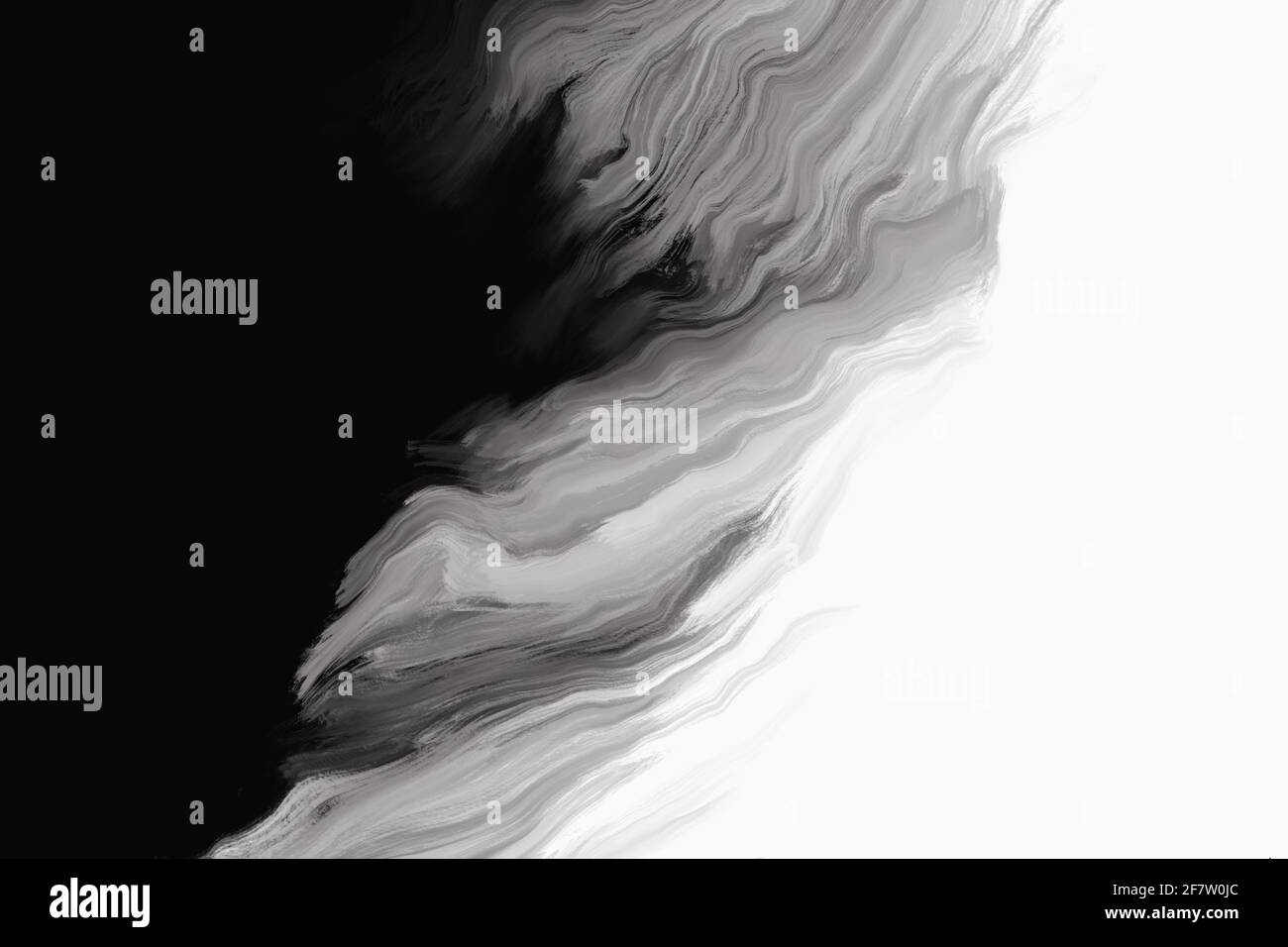 Black and White, Abstract liquify effect background, Marble pattern ...