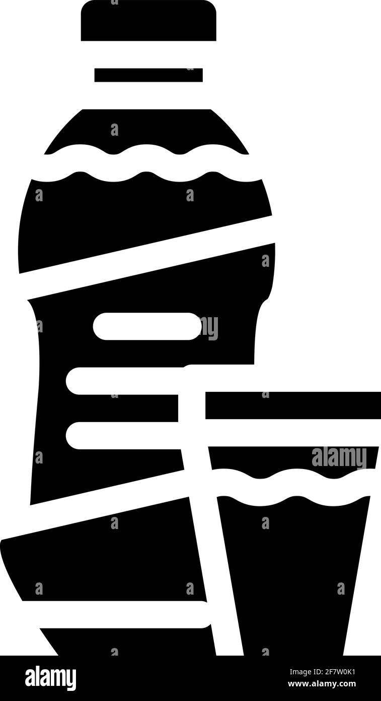 syrup canned food glyph icon vector illustration Stock Vector Image ...