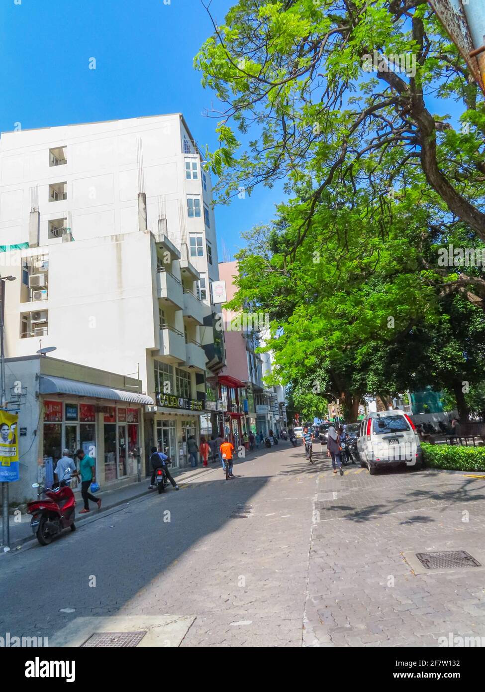 Streets of Male City - Maldives Stock Photo - Alamy