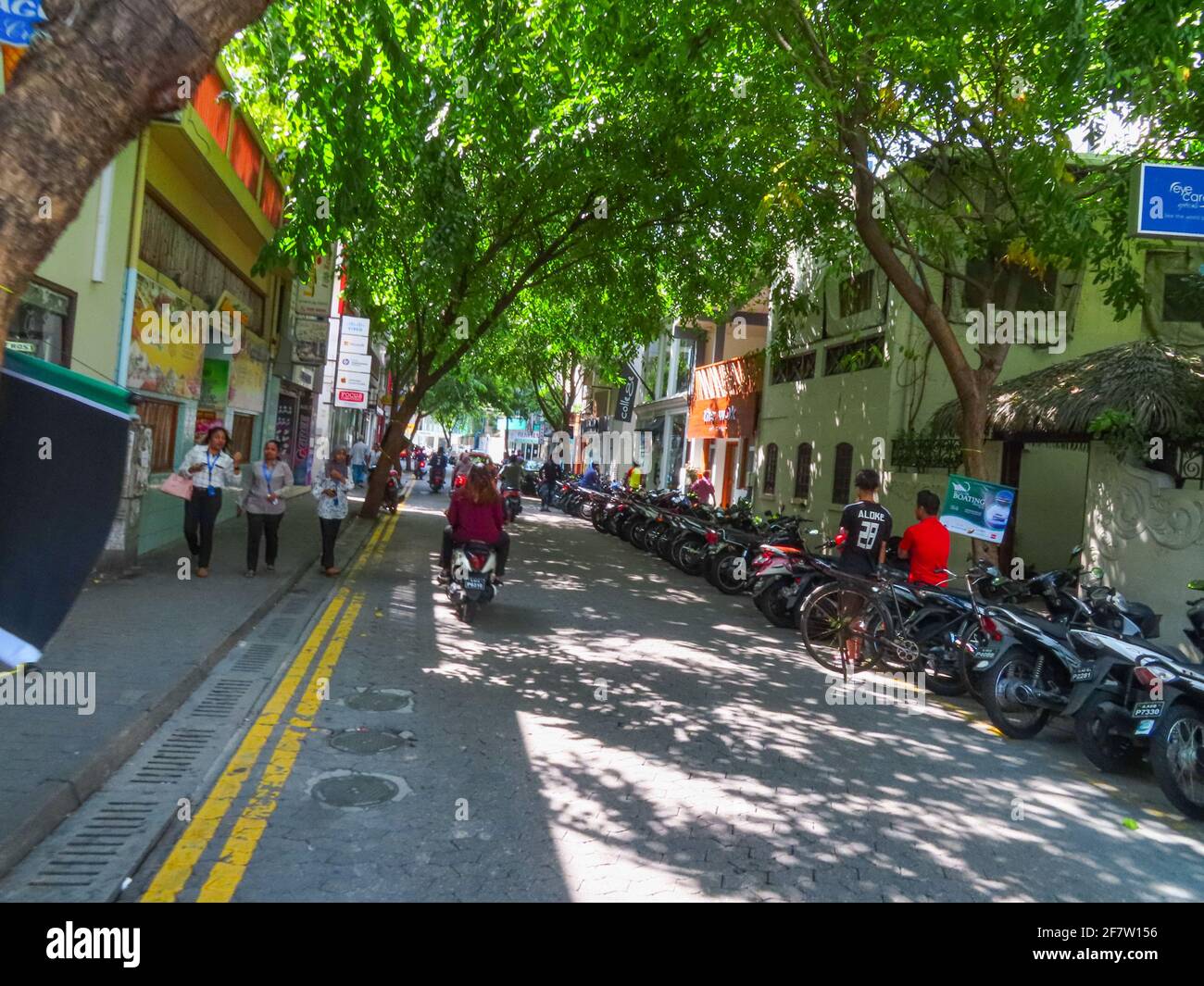 Streets of Male City - Maldives Stock Photo - Alamy