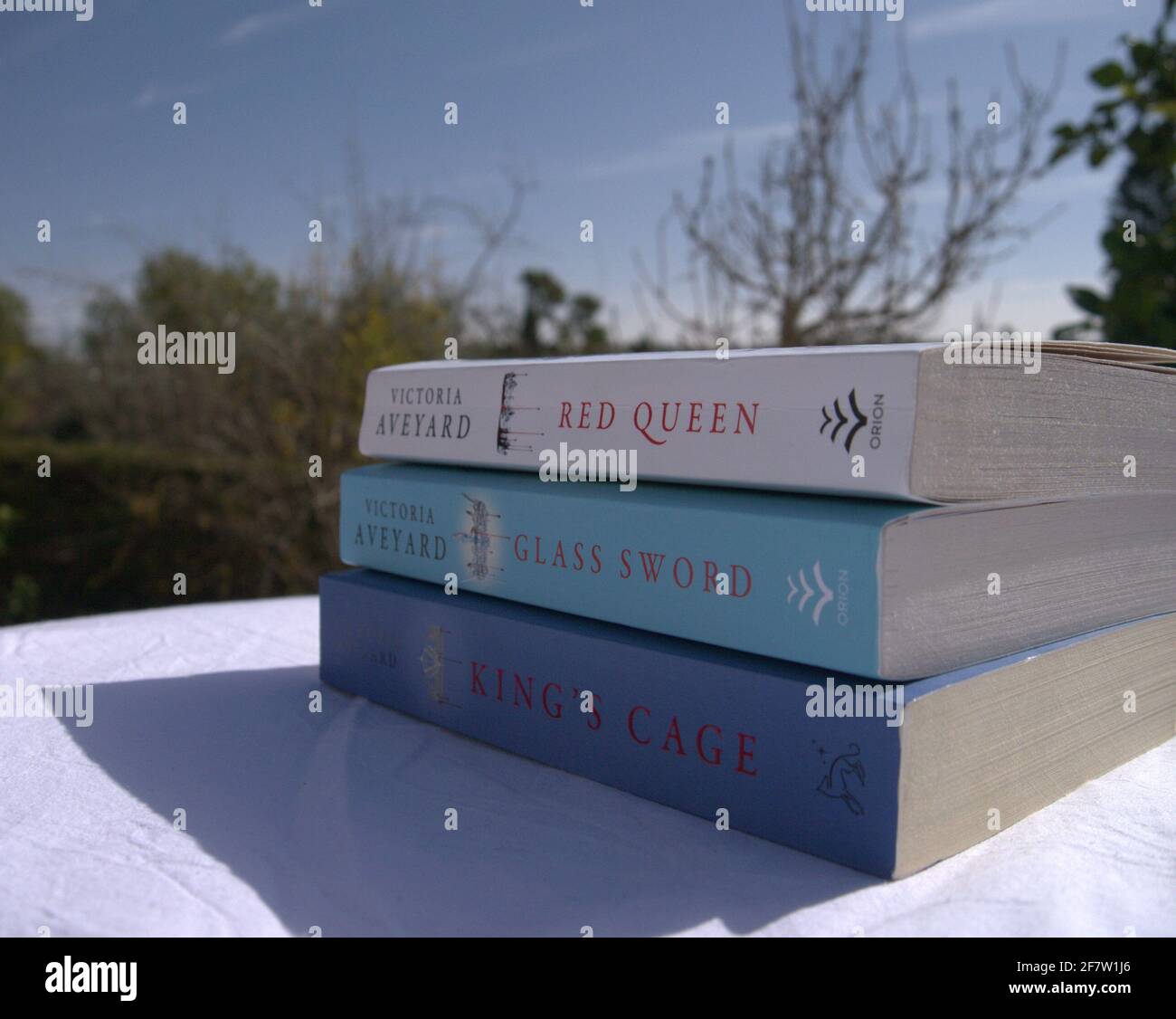 SAN DIEGO, UNITED STATES - Jan 27, 2021: the red queen books including ...