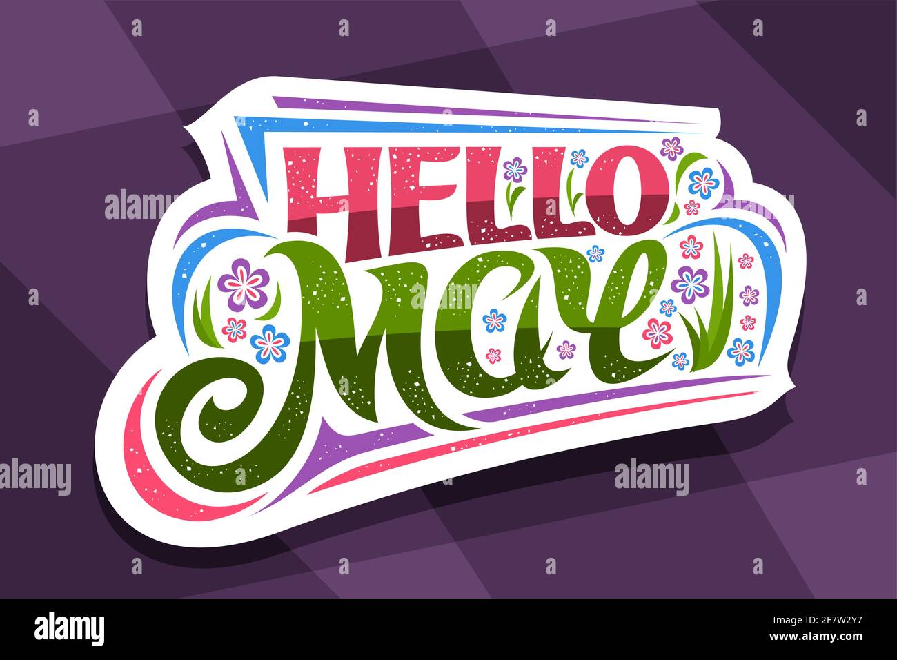 Hello may Stock Vector Images - Alamy